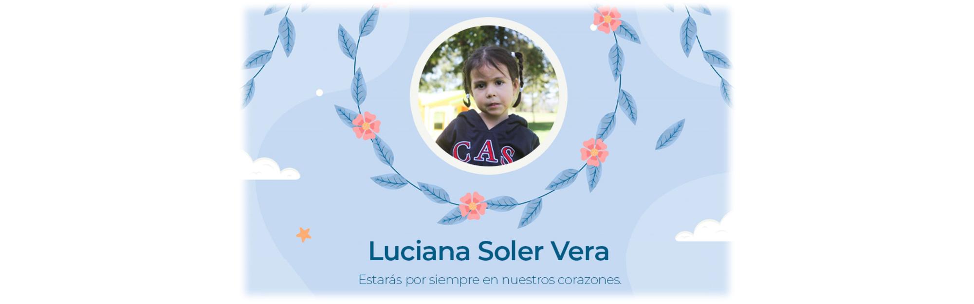 LUCIANITA: TU LUZ BRILLARÁ POR SIEMPRE – CAS NEWS